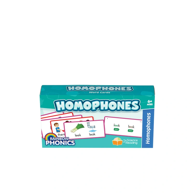Homophones Cards for Vocabulary Building | Ages 6+