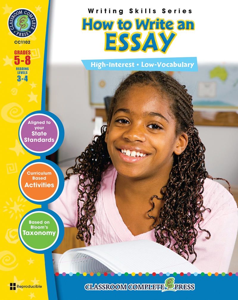 How to Write an Essay Workbook for Middle School | Grades 5-8