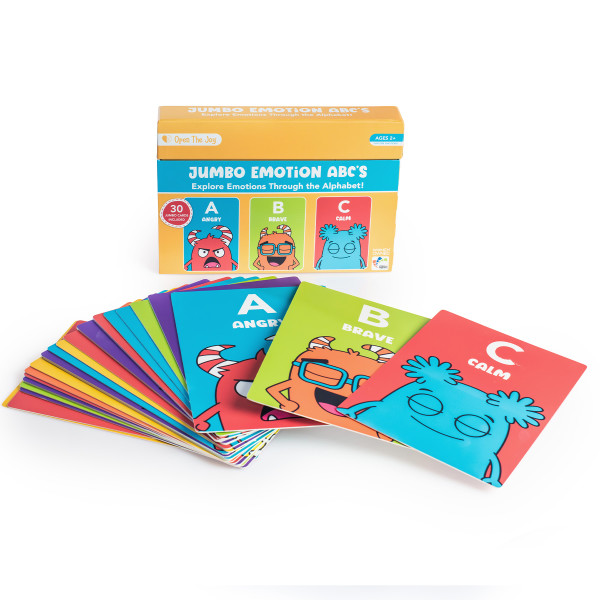 Jumbo ABC Emotion Cards for Social Learning | Ages 2+