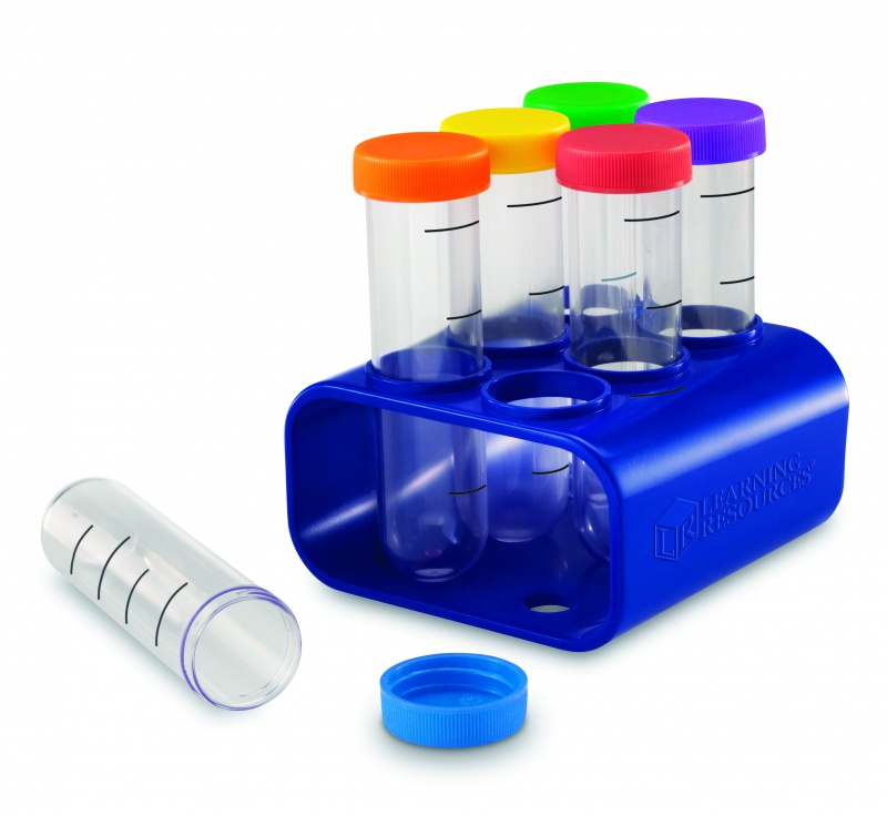 Jumbo Test Tubes with Stand – Learning Resources Grades A3–A7