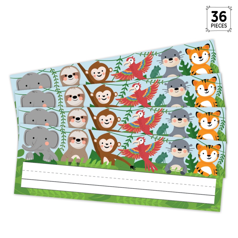 Jungle Friends Name Plates – Creative Teaching Press