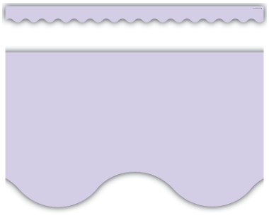 Lavender Scalloped Border Trim