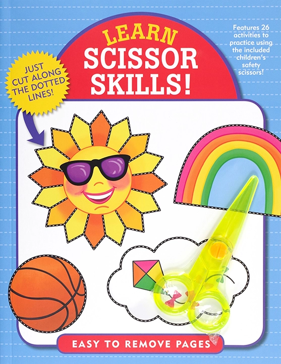 Learn Scissor Skills Workbook for Fine Motor Skills | Ages 4+