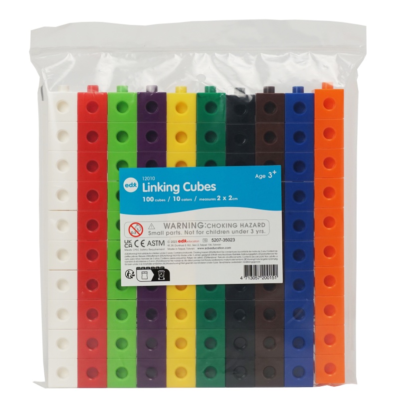 Linking Cubes Set of 100 – Learning Advantage