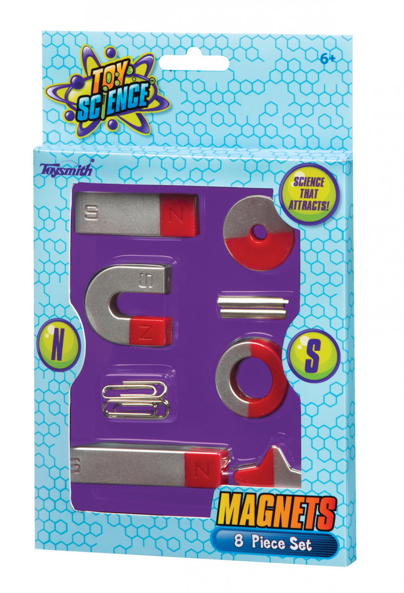8-Piece Magnet Set for Science Exploration | Ages 6+