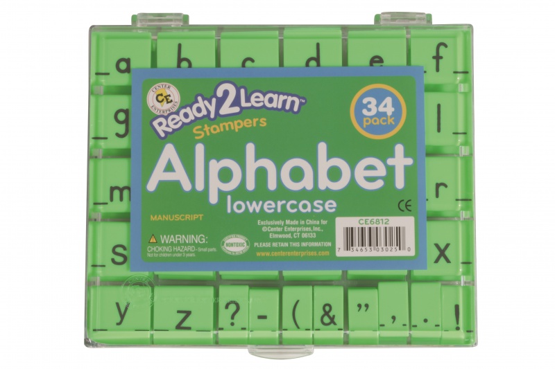 Manuscript Alphabet Stamps, Lowercase – Learning Advantage