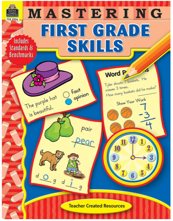 Mastering First Grade Skills Workbook – Teacher Created Resources