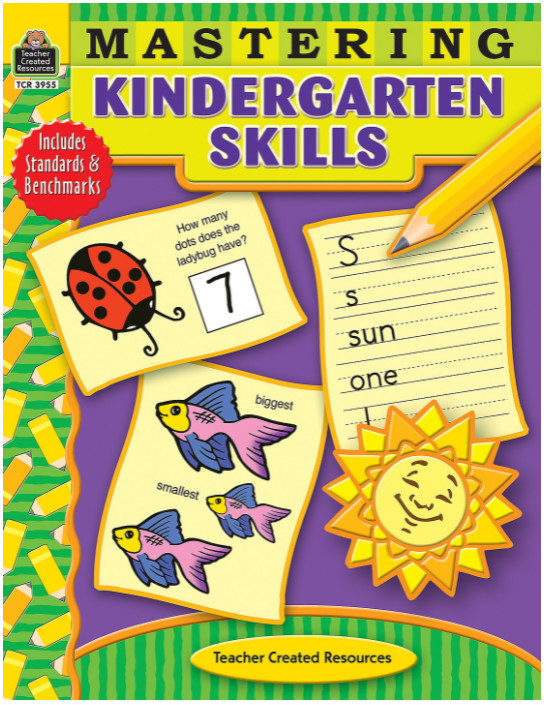 Mastering Kindergarten Skills Workbook