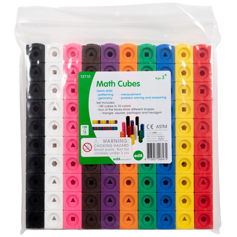 Math Cubes Set of 100 – Learning Advantage