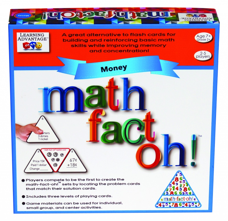 Money Math Facts Card Game for Ages 7+ | TeachingStuff.com