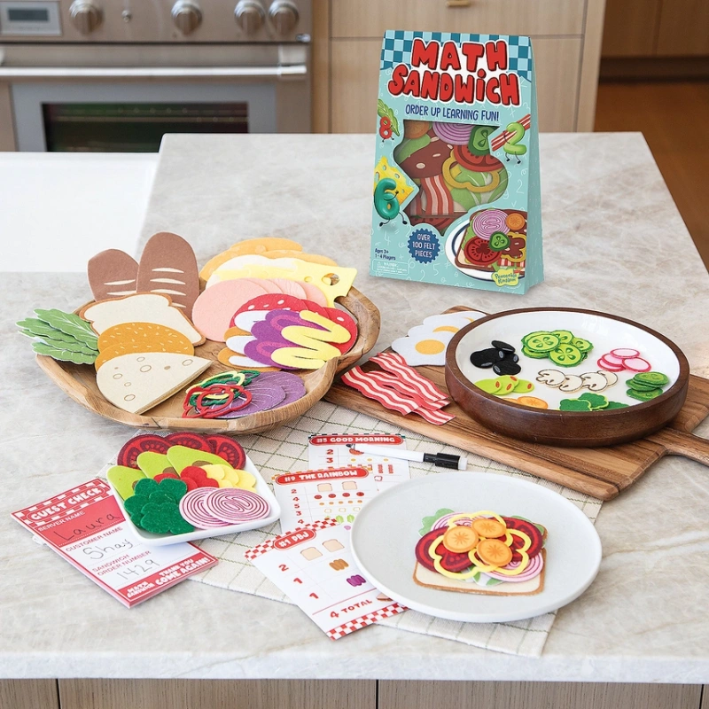 Math Sandwich Shop Game for Addition & Subtraction | Ages 3+