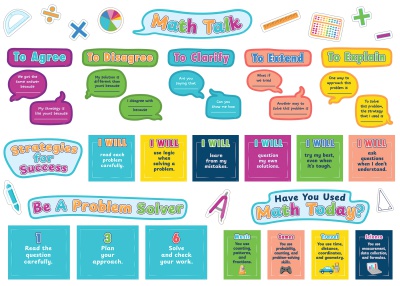 Math Talk Bulletin Board Set