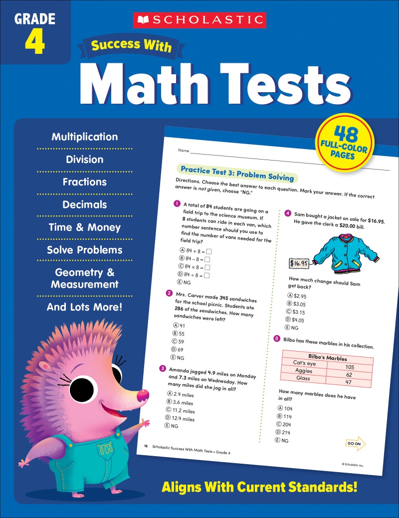 Math Tests Grade 4