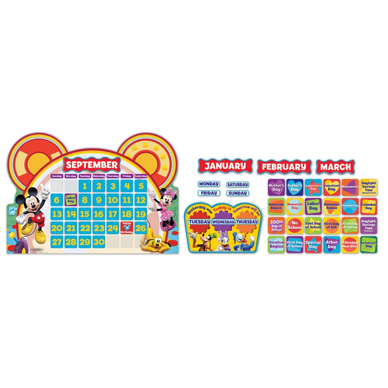 Mickey Mouse Clubhouse Calendar Set – Eureka