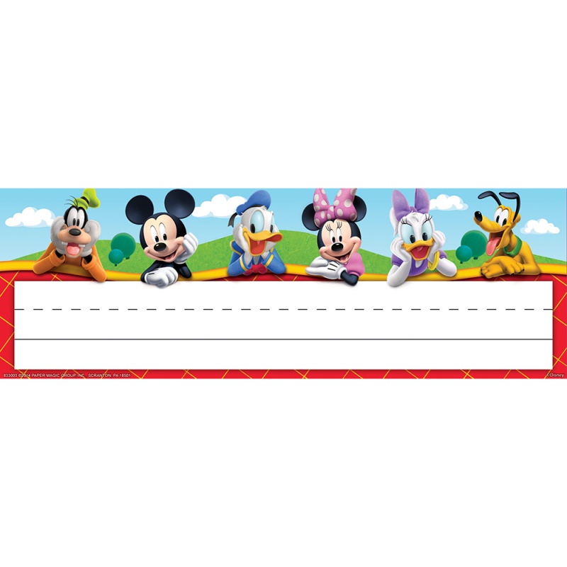 Mickey Mouse Clubhouse Name Plates – Eureka