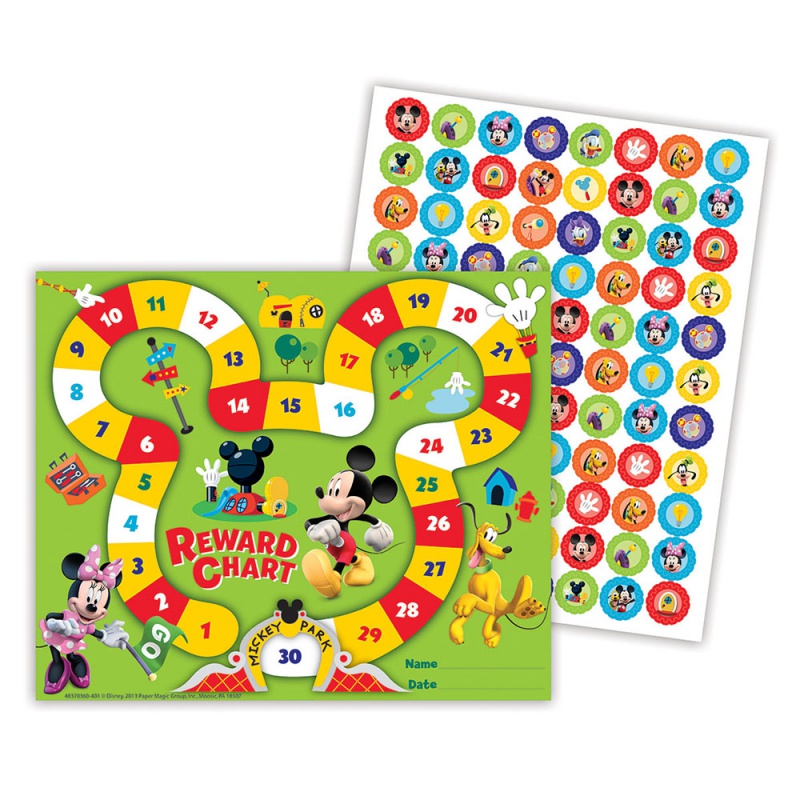 Mickey Mouse Mini Reward Charts with Stickers | Behavior