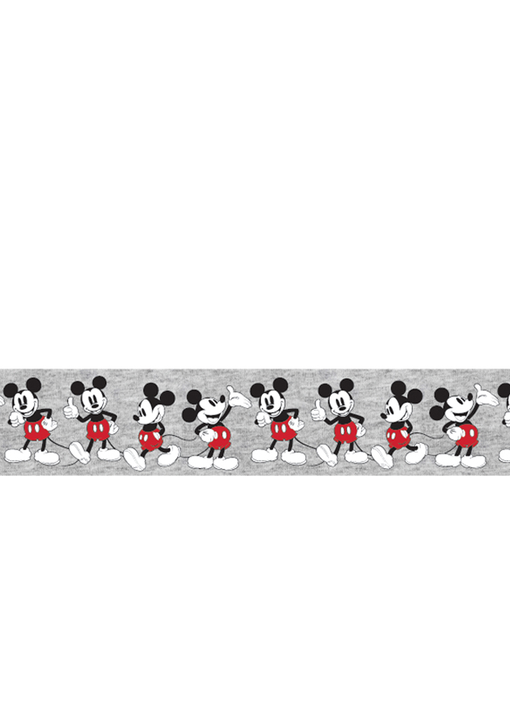 Mickey Mouse Throwback Mickey Poses Border