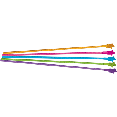 Mini Star Pointers Glitter Brights Assorted Color