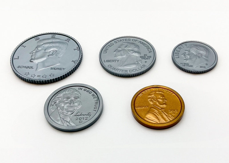 Mixed Coins Play Money – Teacher Created Resources Grades A3–3