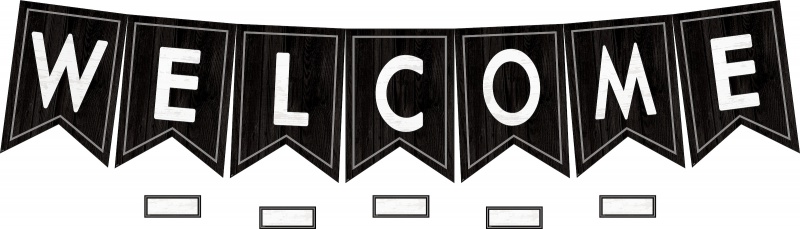 Modern Farmhouse Pennants Welcome Bulletin Board – Teacher Created ...