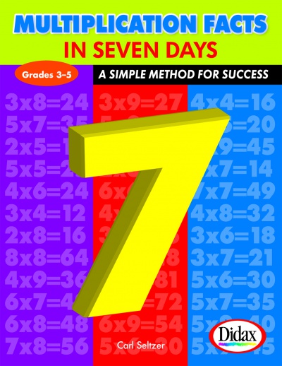 Multiplication Facts in 7 Days Book – Didax Educational Resources