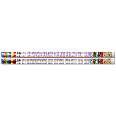 Multiplication Tables Pencil, Pack of 12