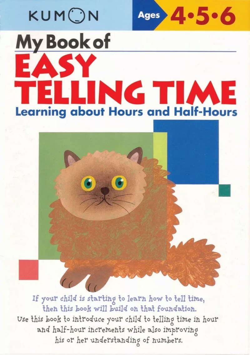 My Book of Easy Telling Time: Hours & HalfHours