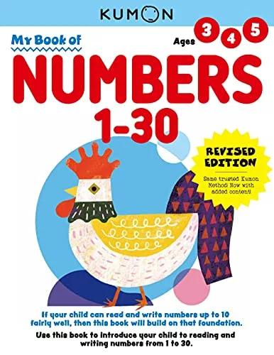 My Book of Numbers 1-30 – Kumon Grades A3–A5