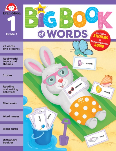 Grade 1 Vocabulary Workbook with Audio Support | TeachingStuff