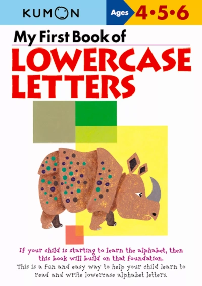 My First Book of Lowercase Letters – Kumon Grades A3–A5