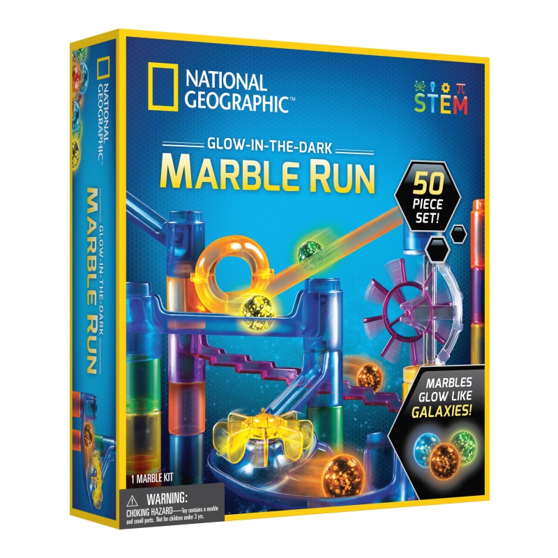 Glow in the Dark Marble Run Building Set | All Ages STEM