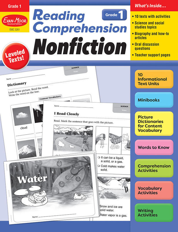 Nonfiction Reading Comprehension Grade 1 – Evan-Moor