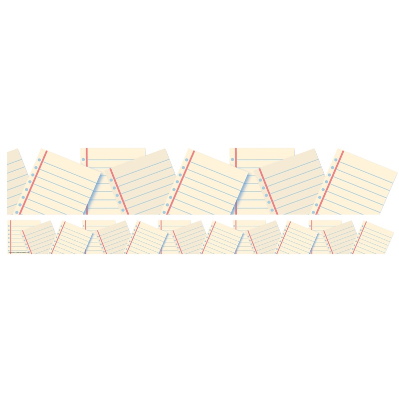 Notebook Paper Border Trim – Eureka