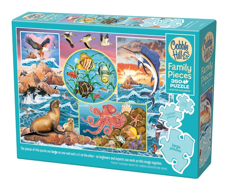Ocean Marine Life Puzzle 350 Pieces | All Ages Learning