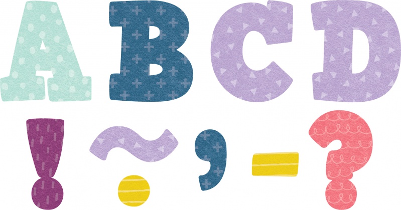 Oh Happy Day Bold Block 3" Magnetic Letters – Teacher Created Resources
