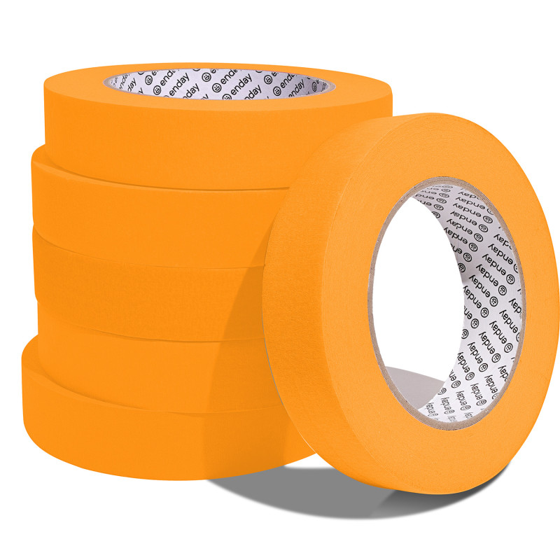 Orange Colored Masking Tape 1" x 180' Roll – 63