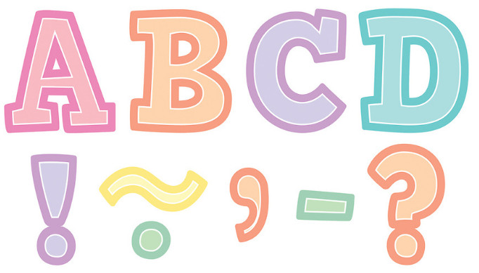 Pastel Pop 3" Magnetic Letters – Teacher Created Resources