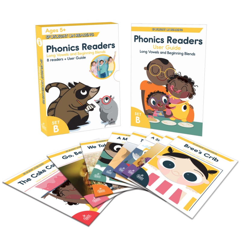 Phonics Readers Set B, Long Vowels – Carson Dellosa Publishing