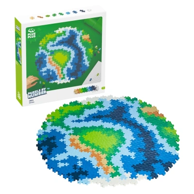 Plus-Plus Earth Puzzle By Number – Plus Plus USA