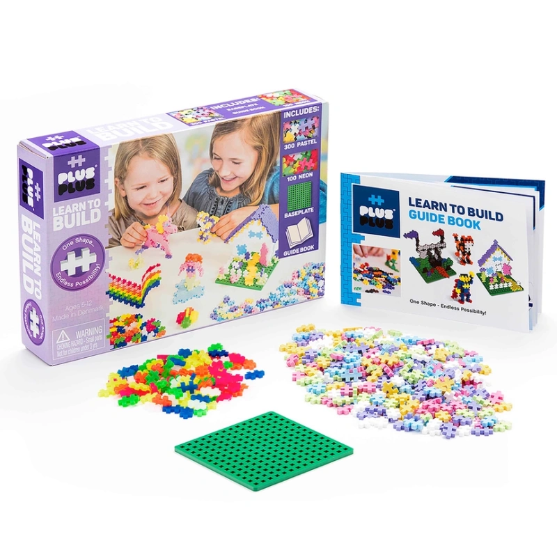 Plus-Plus Learn To Build Set, Pastel – Plus Plus USA