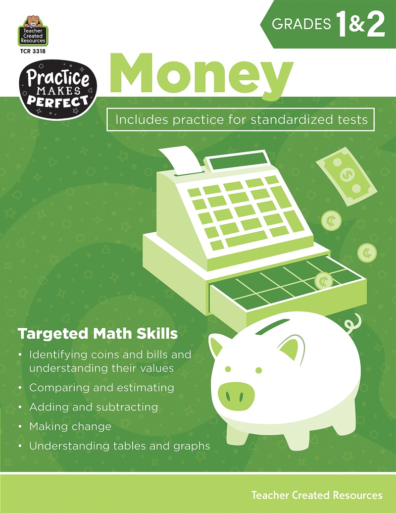 Money Skills Practice Workbook | Grades 1-2