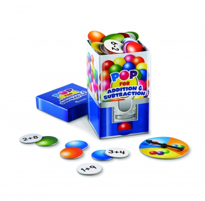 Pop Addition & Subtraction Math Facts Game | Ages 10+