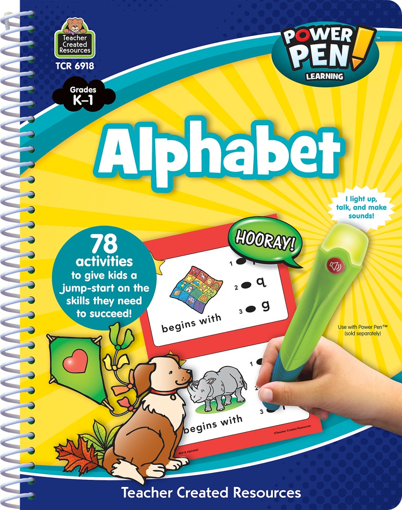 Power Pen Alphabet Learning Book | Kindergarten-Grade 1