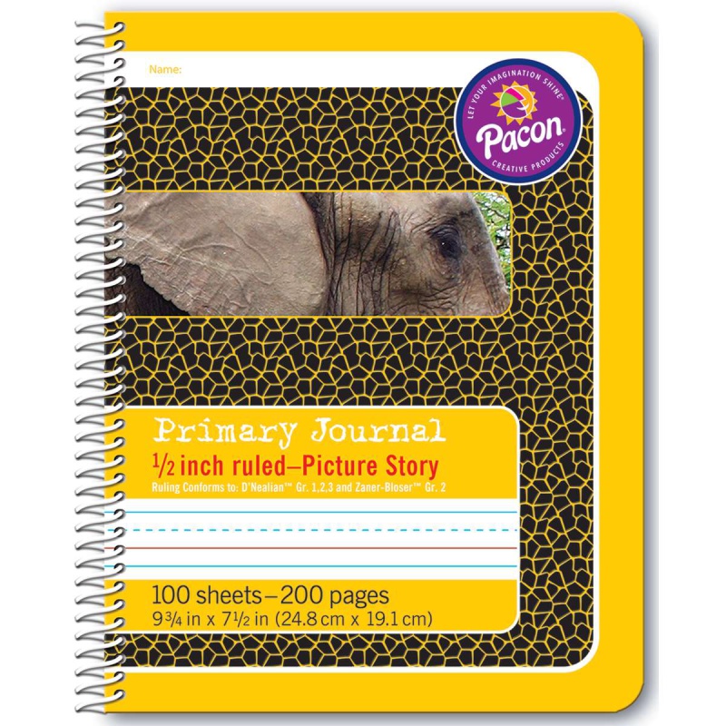 Primary Journal, 1/2" Ruled, Picture Story, Spiral Bound