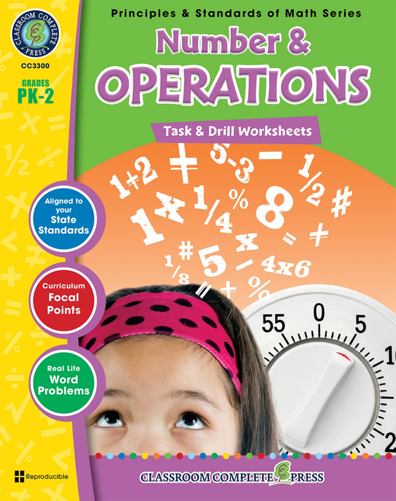 Number & Operations Worksheets for Grade 2 Math Practice