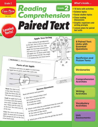 Grade 2 Paired Text Reading Comprehension Workbook | TeachingStuff