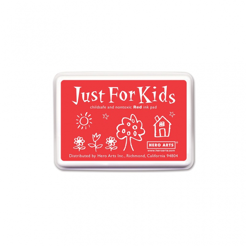 Red Stamp Pad for Kids | Elementary Art & Learning Centers