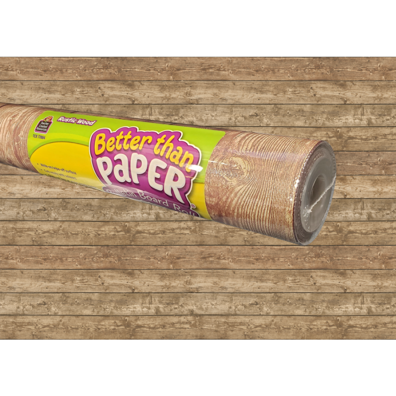 Rustic Wood Better Than Paper Bulletin Board Roll – Teacher Created ...