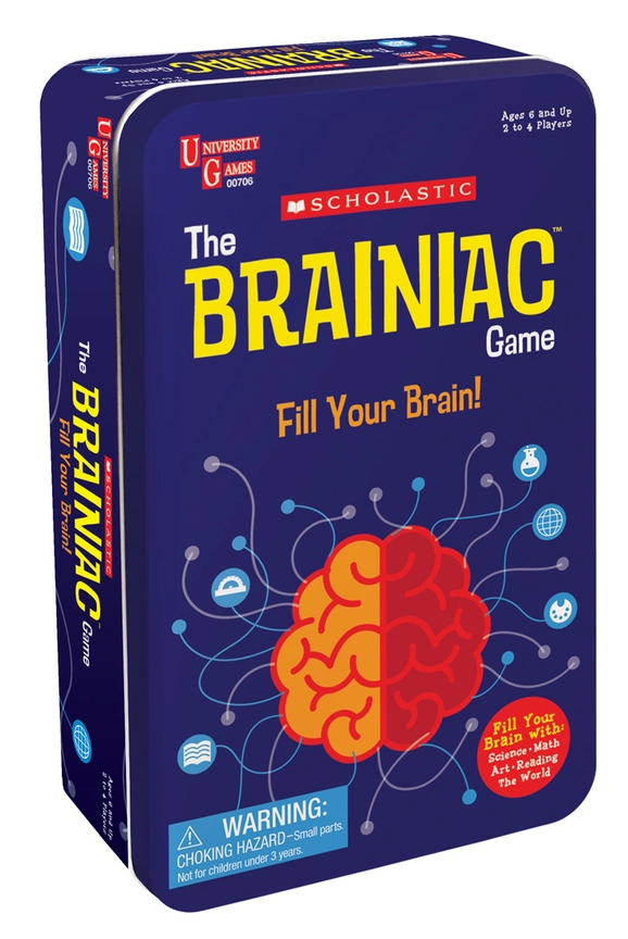 Scholastic The Brainiac Game Tin – University Games