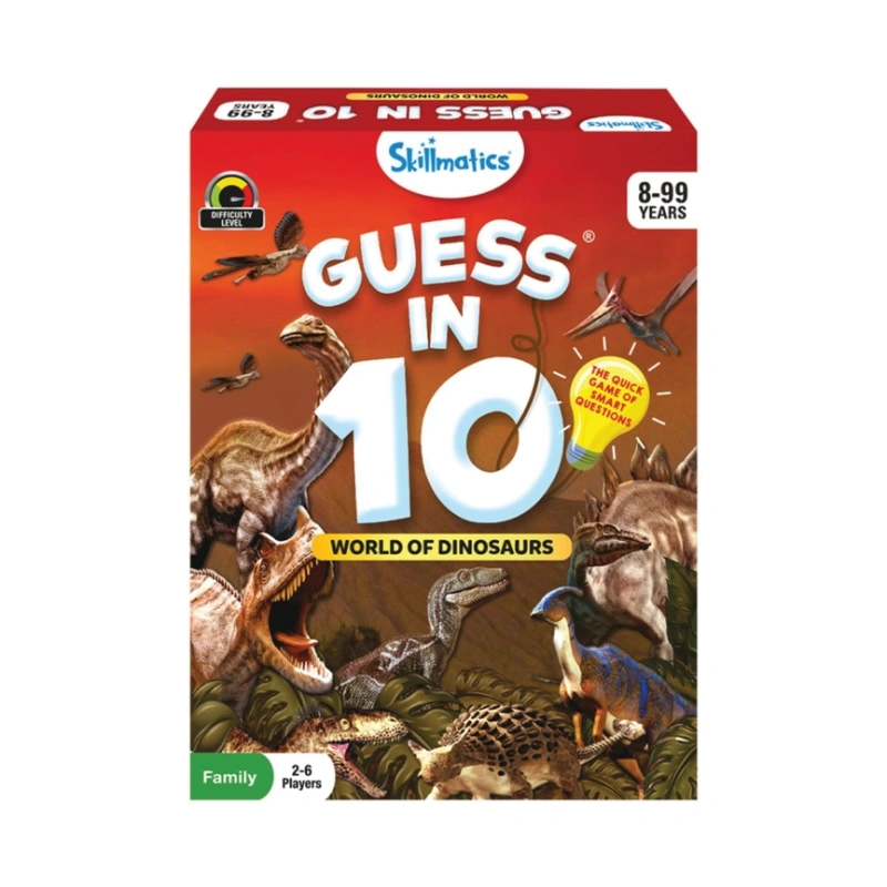 Skillmatics - Guess in 10 Card Game - Dinosaurs